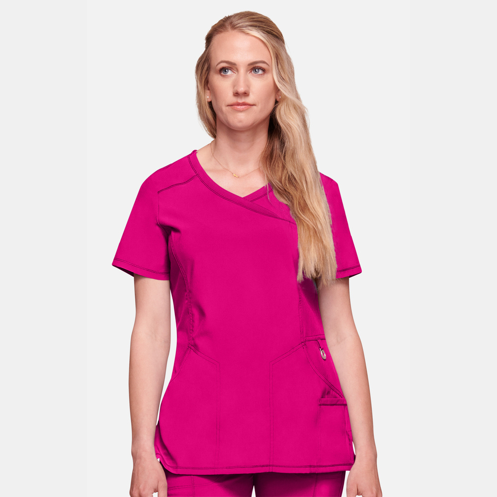 Infinity Mock Neck Scrub Top – Style 2625A – in2 Uniforms